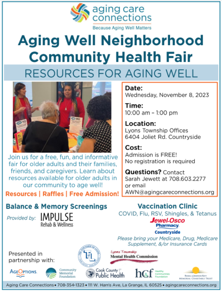 Aging Well Neighborhood Community Health Fair – Township of Lyons