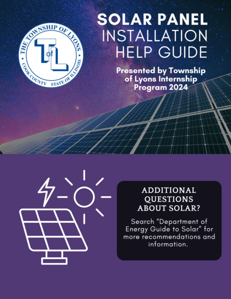 Solar Panel Brochure – Township of Lyons