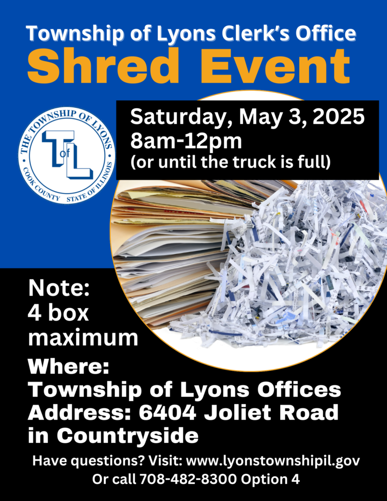 Shred Event May 2025 – Township of Lyons