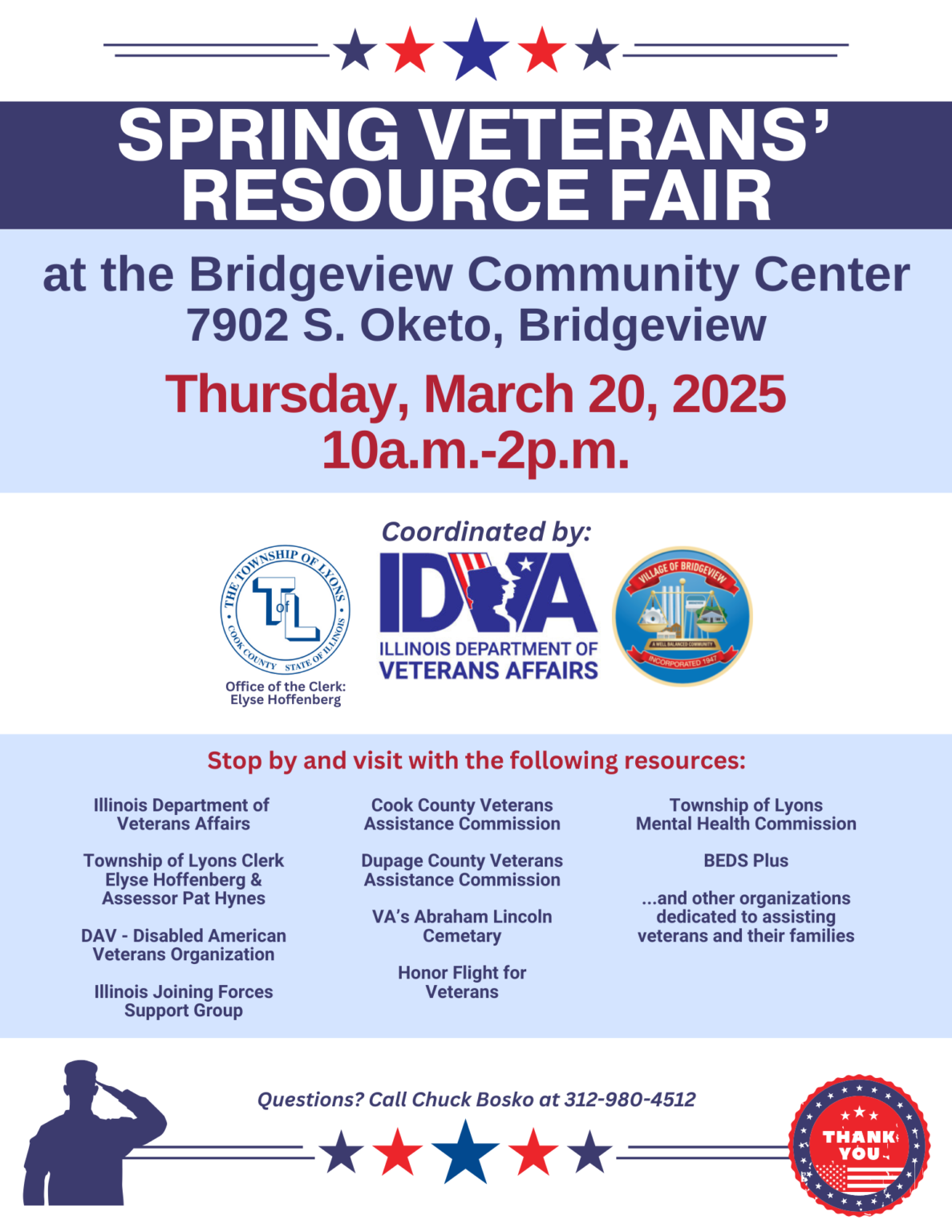 Veterans Resource Fair Spring 2025 – Township of Lyons