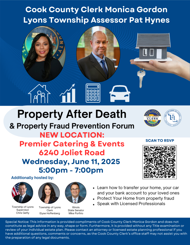 Property After Death 2025 – Township of Lyons
