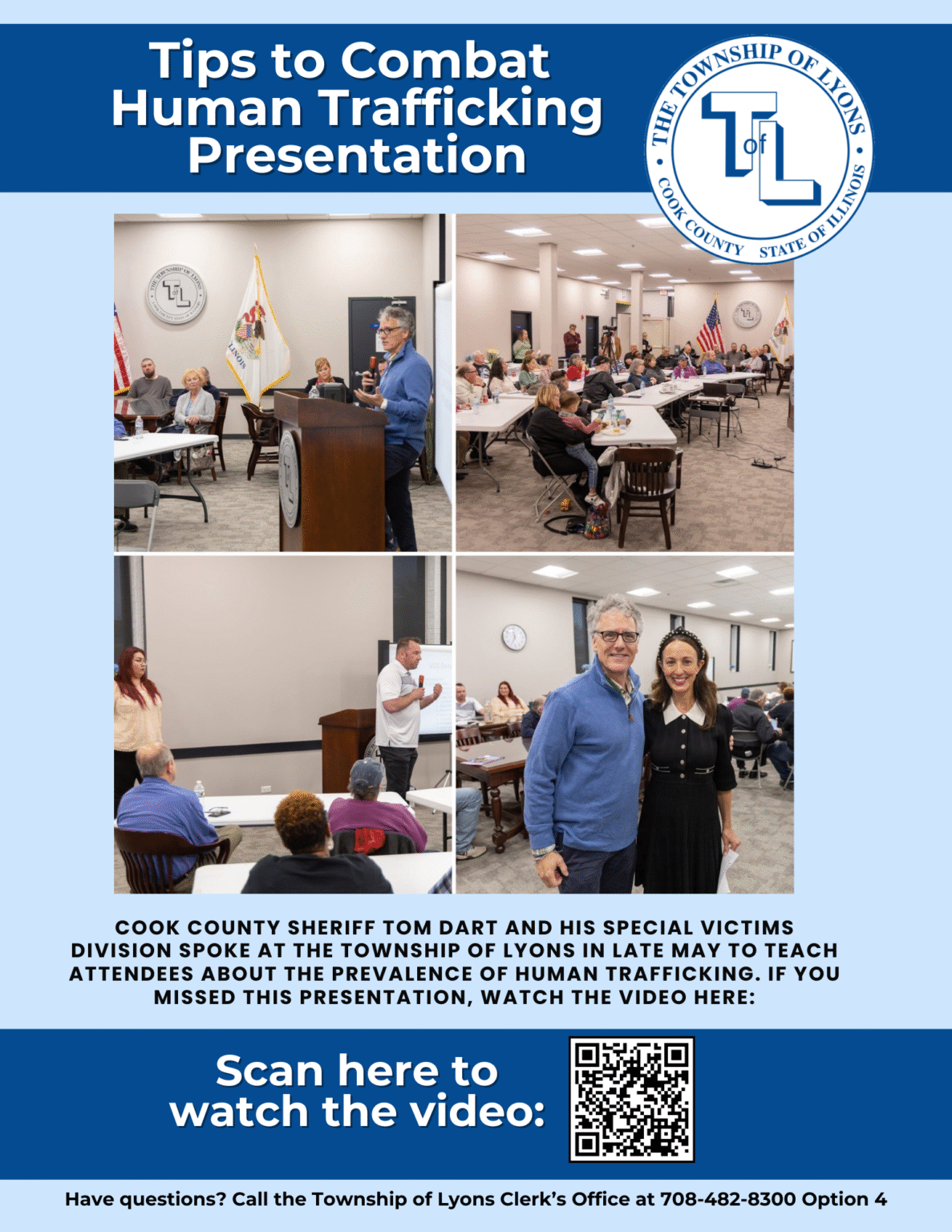 Tips to Combat Human Trafficking Video 2025 – Township of Lyons
